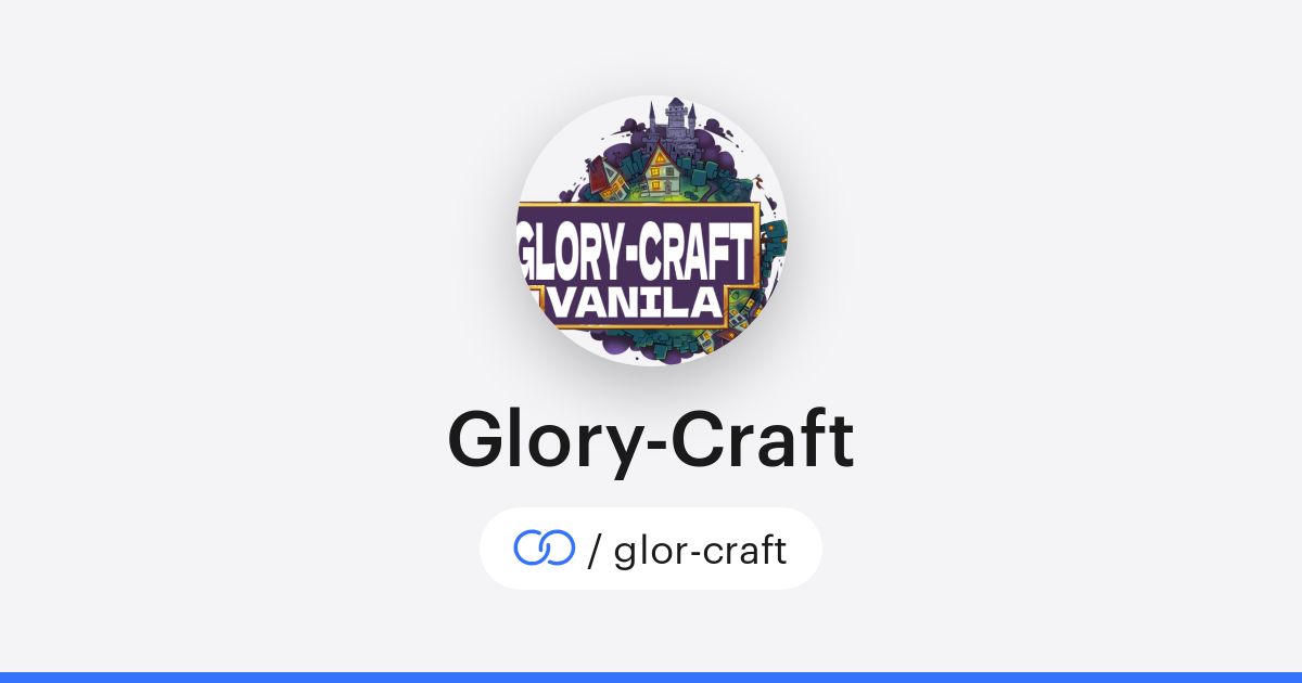 Glory-Craft (/glor-craft) · solo.to