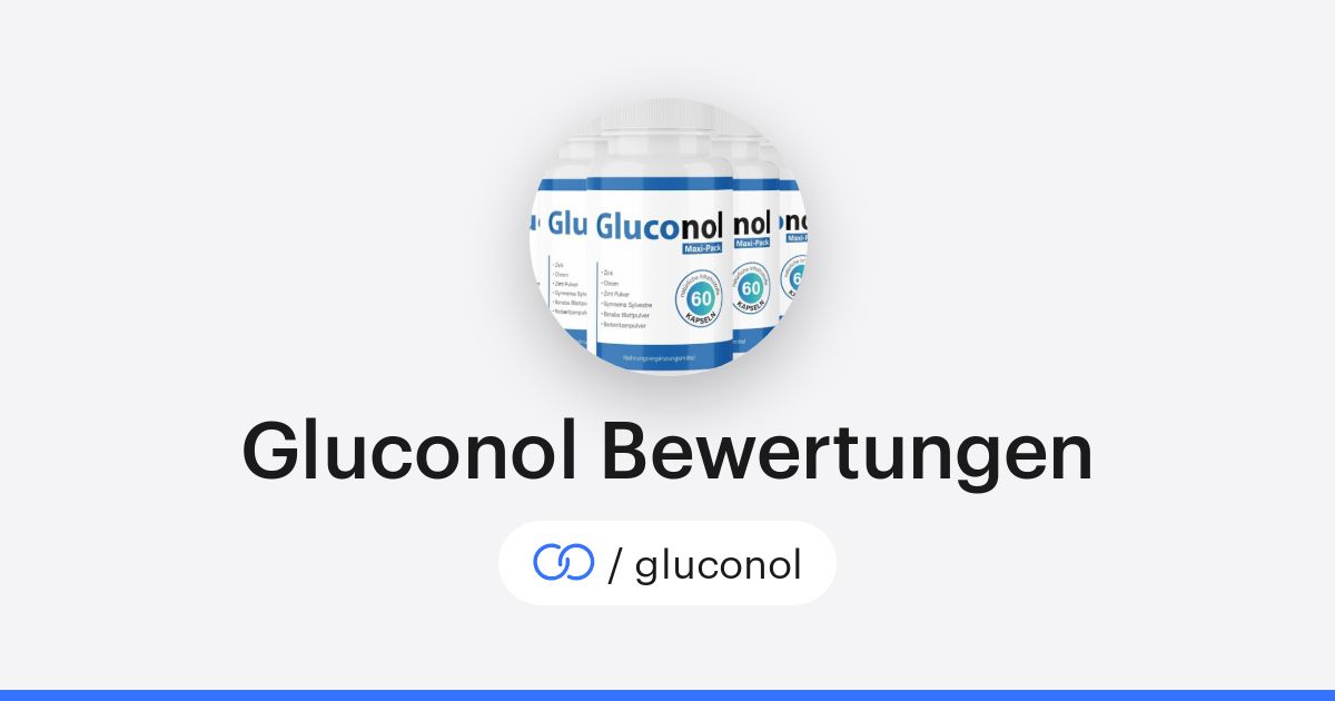 Gluconol Bewertungen (/gluconol) · solo.to
