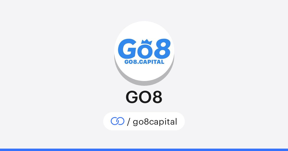 GO8 (/go8capital) · solo.to
