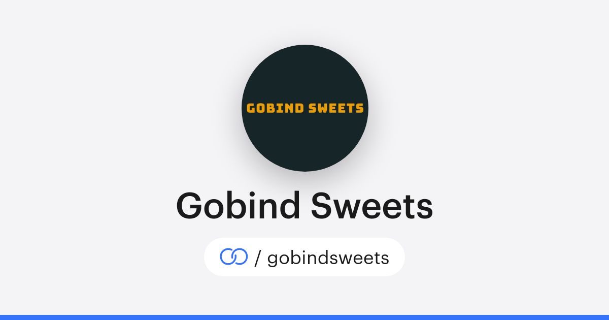 Gobind Sweets (/gobindsweets) · solo.to