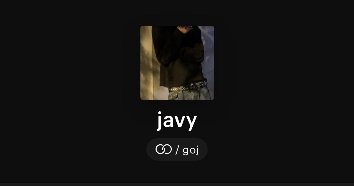 javy (/goj) · solo.to