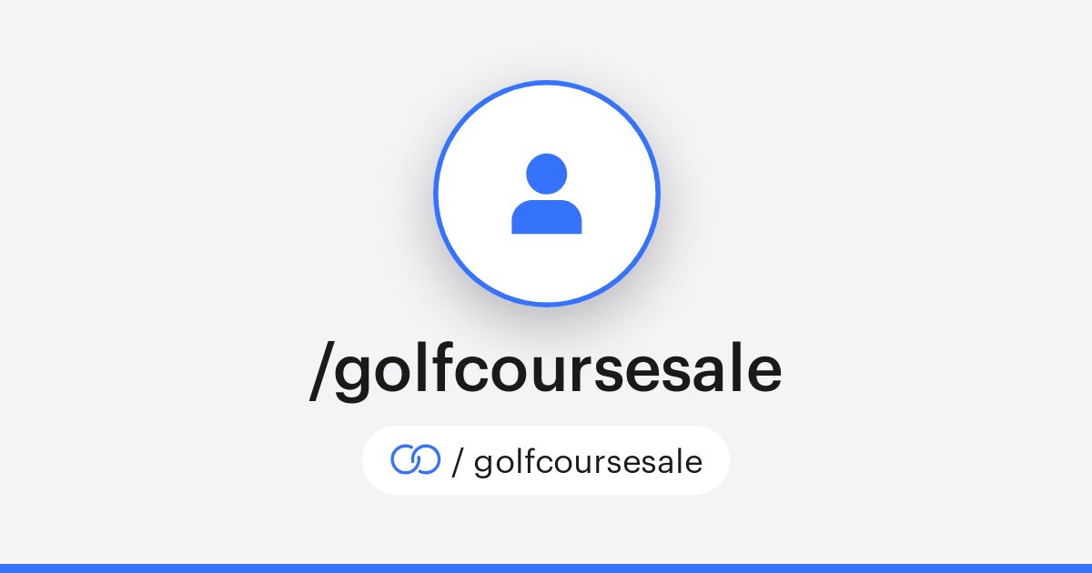 /golfcoursesale · solo.to