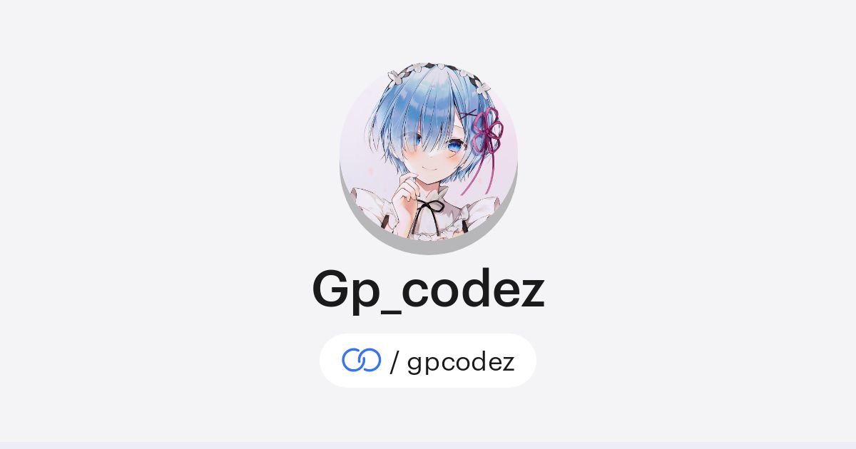 Gp_codez (/gpcodez) · solo.to