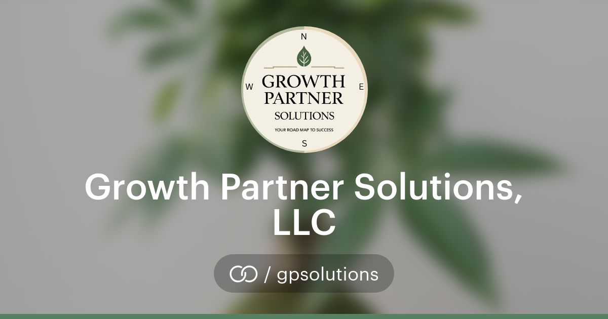 Growth Partner Solutions, LLC (/gpsolutions) · solo.to