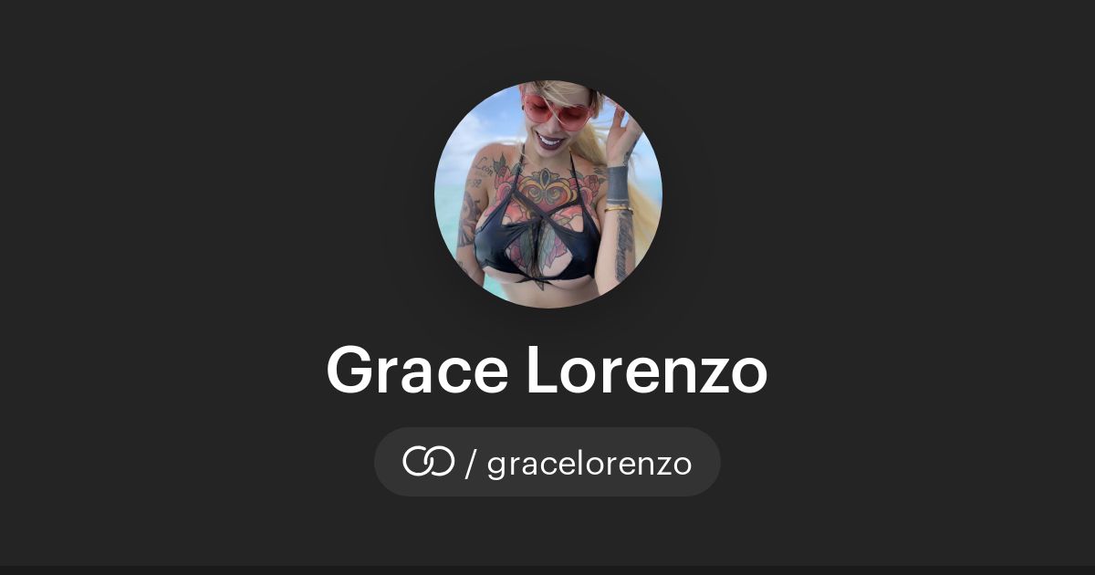 Grace Lorenzo (/gracelorenzo) · solo.to
