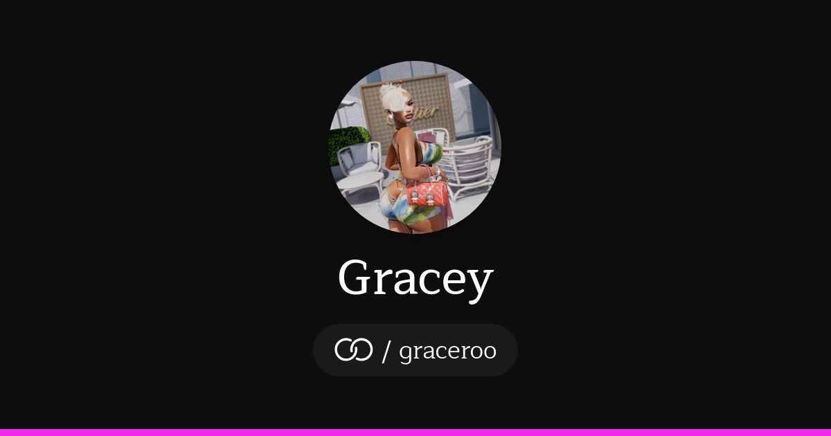 Gracey (/graceroo) · solo.to