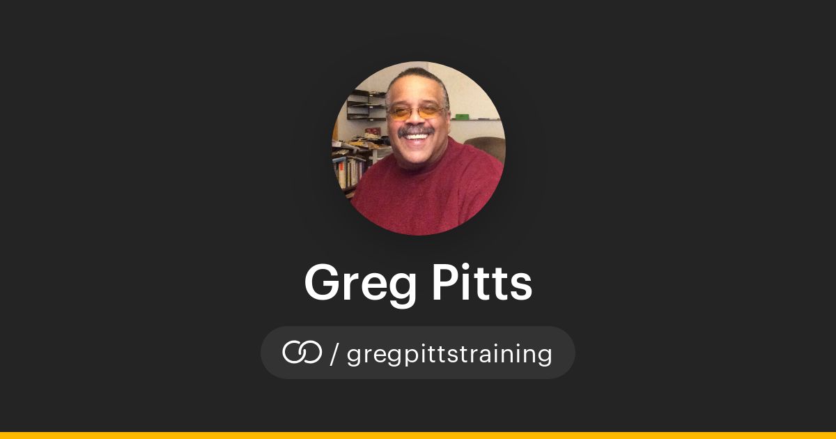 Greg Pitts (/gregpittstraining) · solo.to