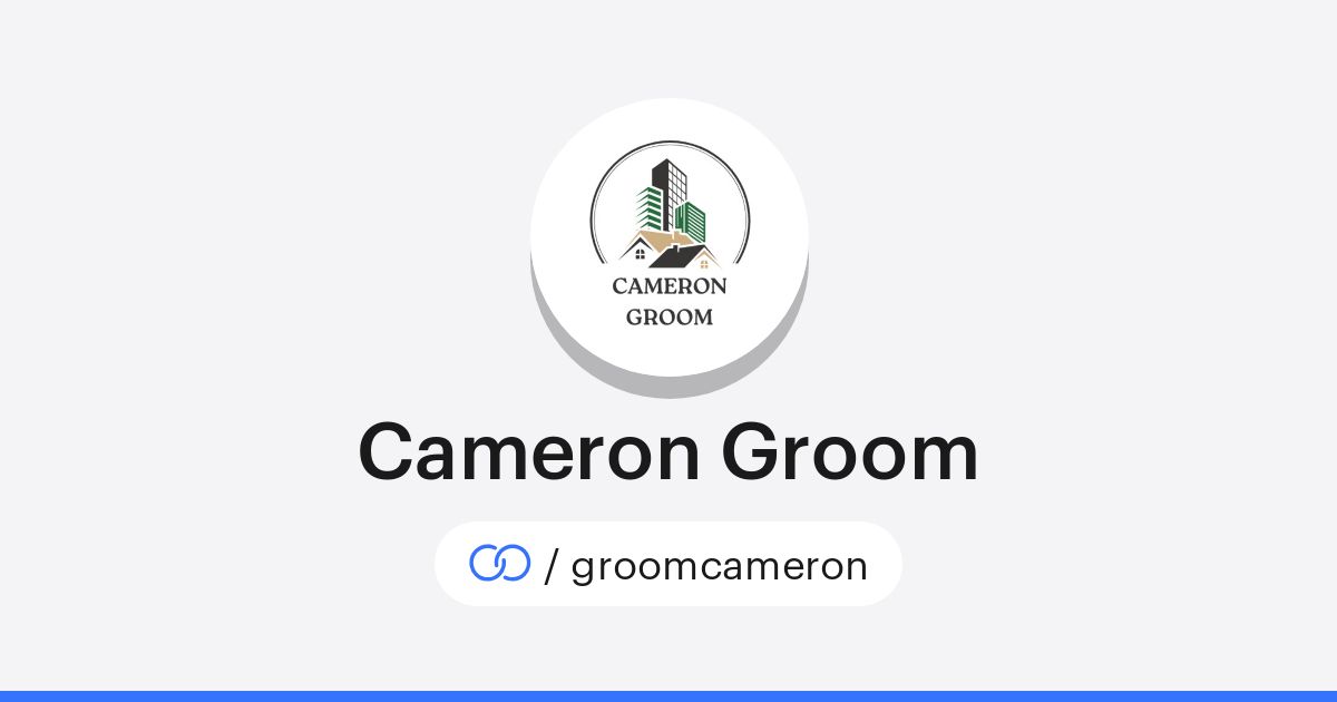 Cameron Groom (/groomcameron) · solo.to