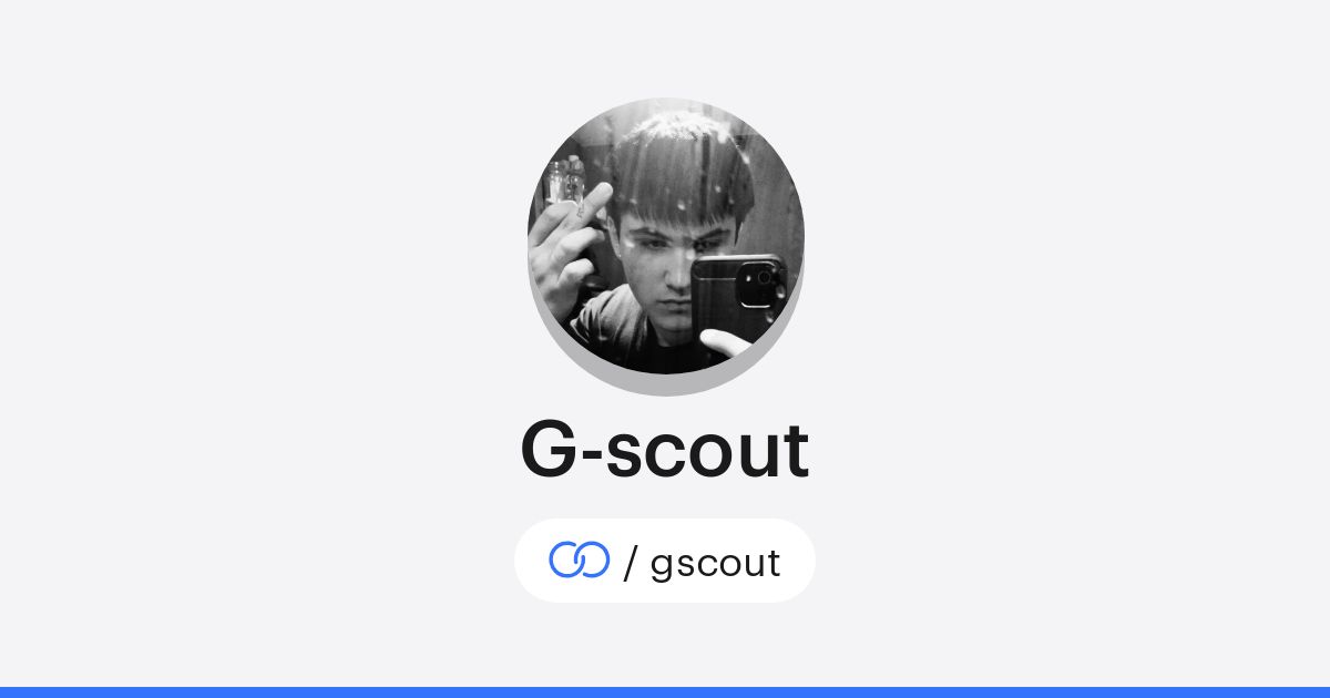 G-scout (/gscout) · solo.to
