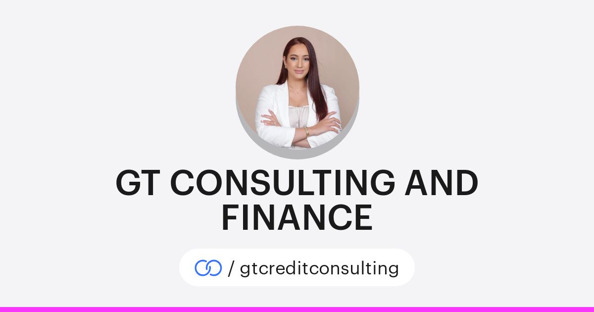 GT CONSULTING AND FINANCE (/gtcreditconsulting) · solo.to