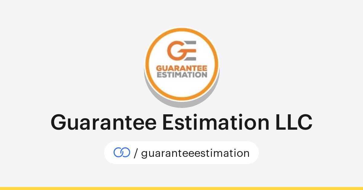 Guarantee Estimation LLC (/guaranteeestimation) · solo.to
