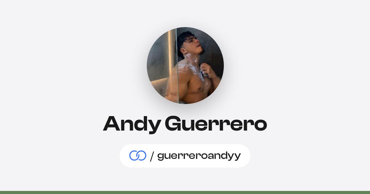 Andy Guerrero (/guerreroandyy) · solo.to