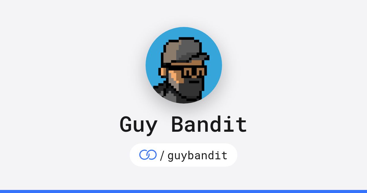 Guy Bandit (/guybandit) · solo.to