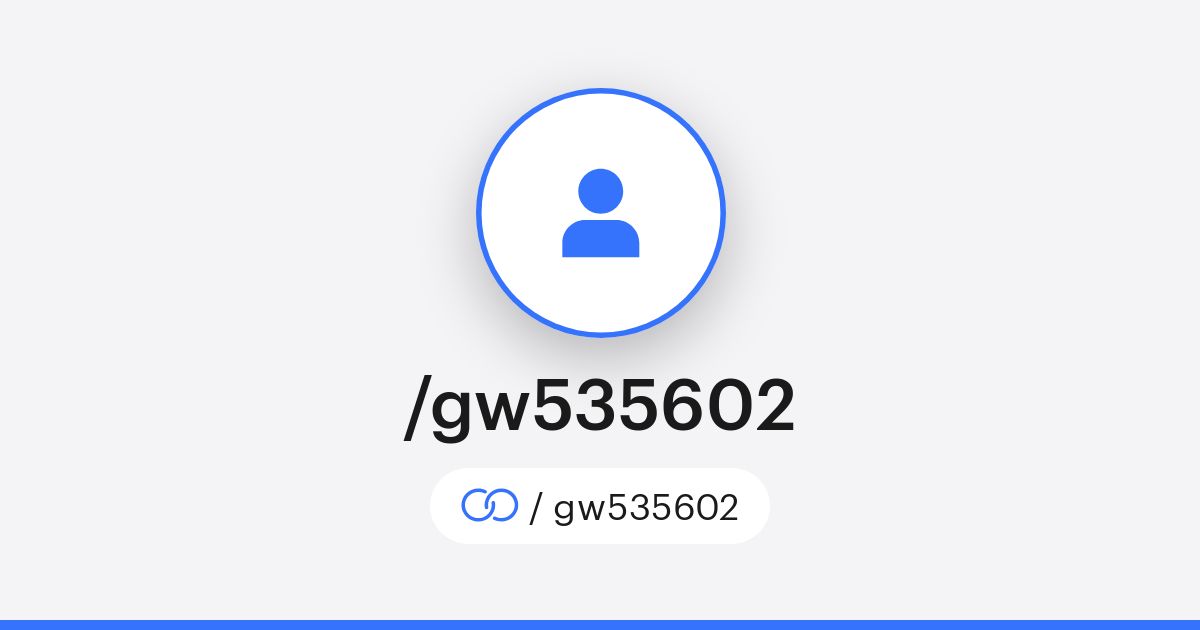 /gw535602 · solo.to