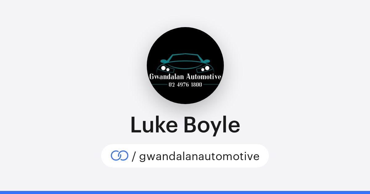 Luke Boyle (/gwandalanautomotive) · solo.to