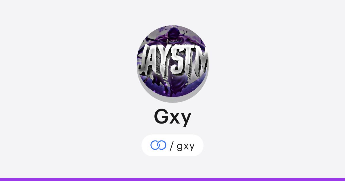 Gxy · solo.to