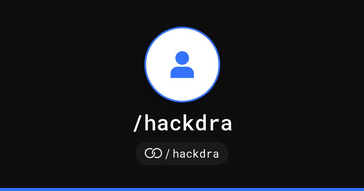 /hackdra · solo.to