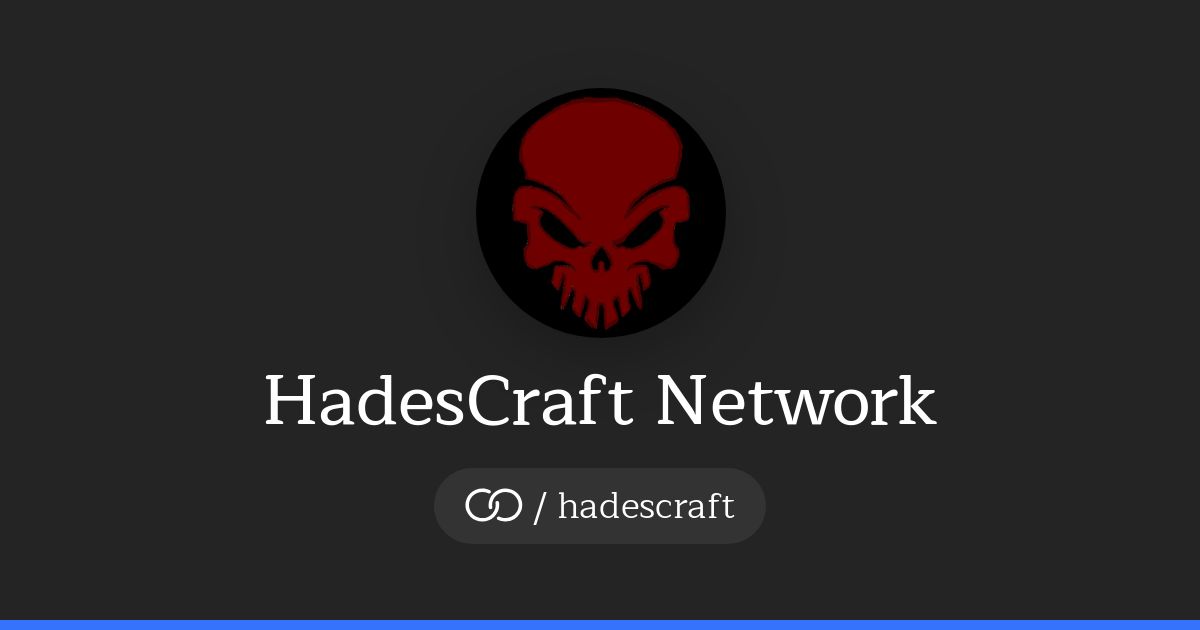 HadesCraft Network (/hadescraft) · solo.to