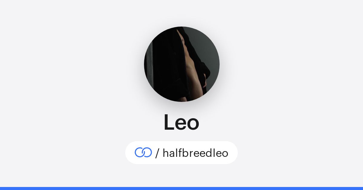 Leo (/halfbreedleo) · solo.to