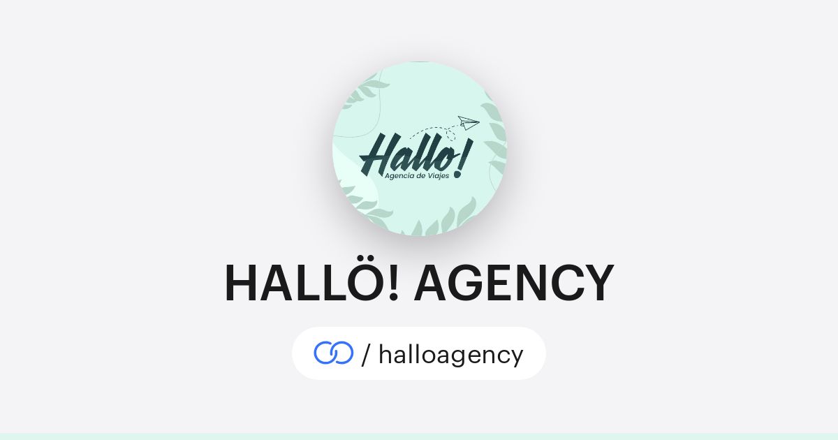HALLÖ! AGENCY (/halloagency) · solo.to