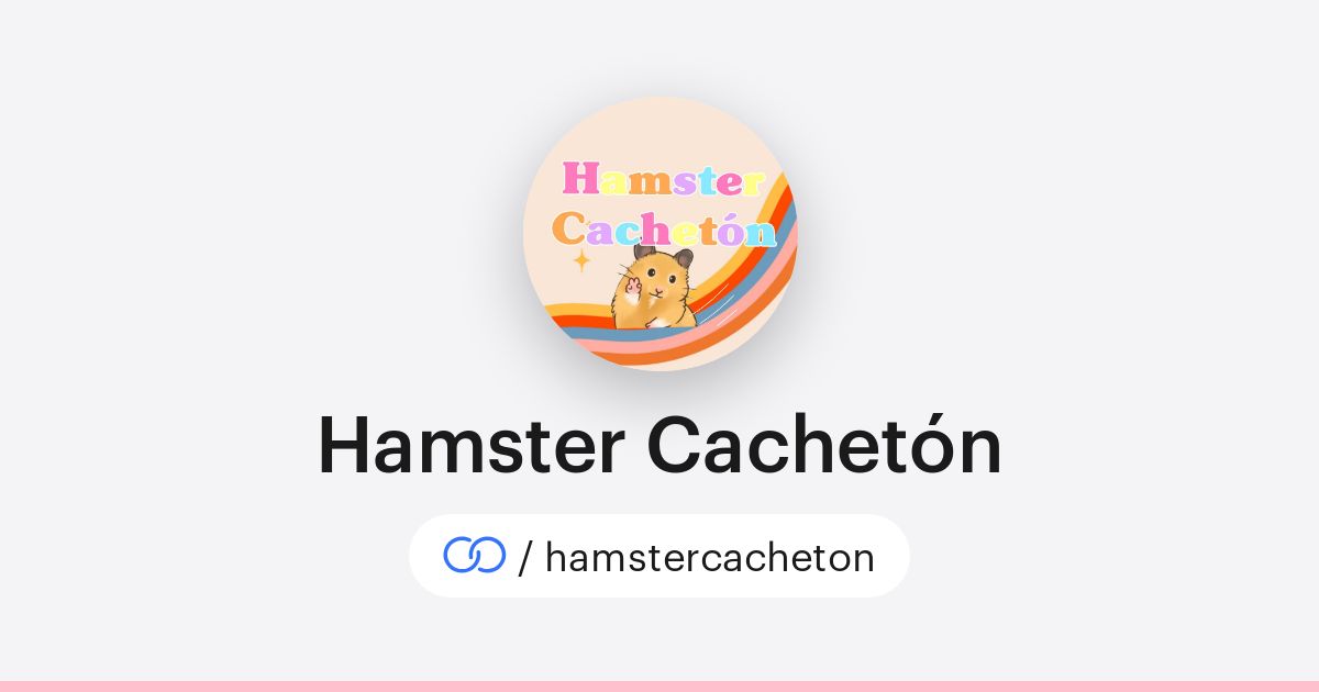 Hamster Cachetón (/hamstercacheton) · solo.to