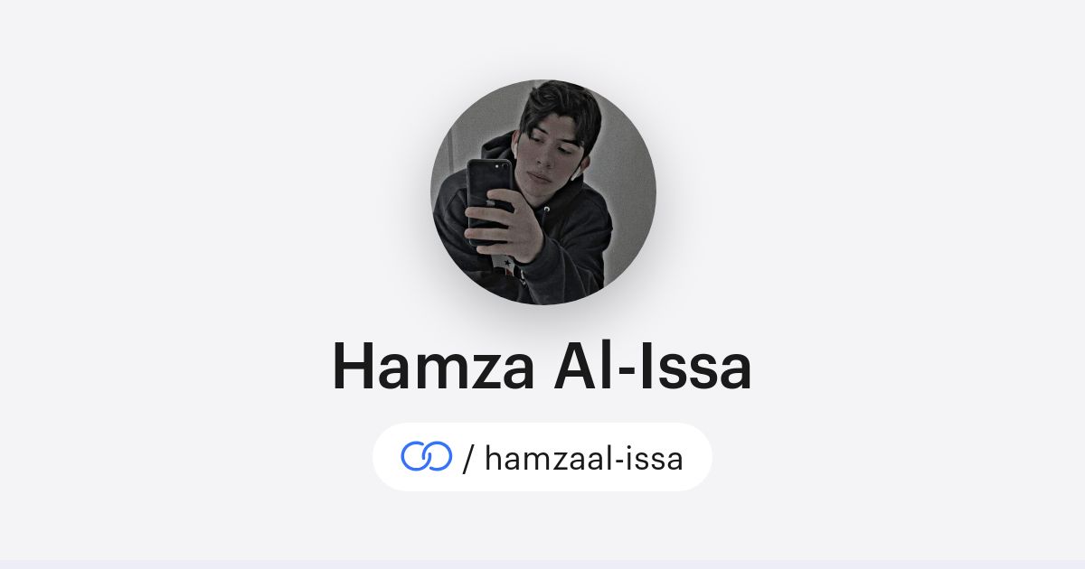 Hamza Al-Issa (/hamzaal-issa) · solo.to