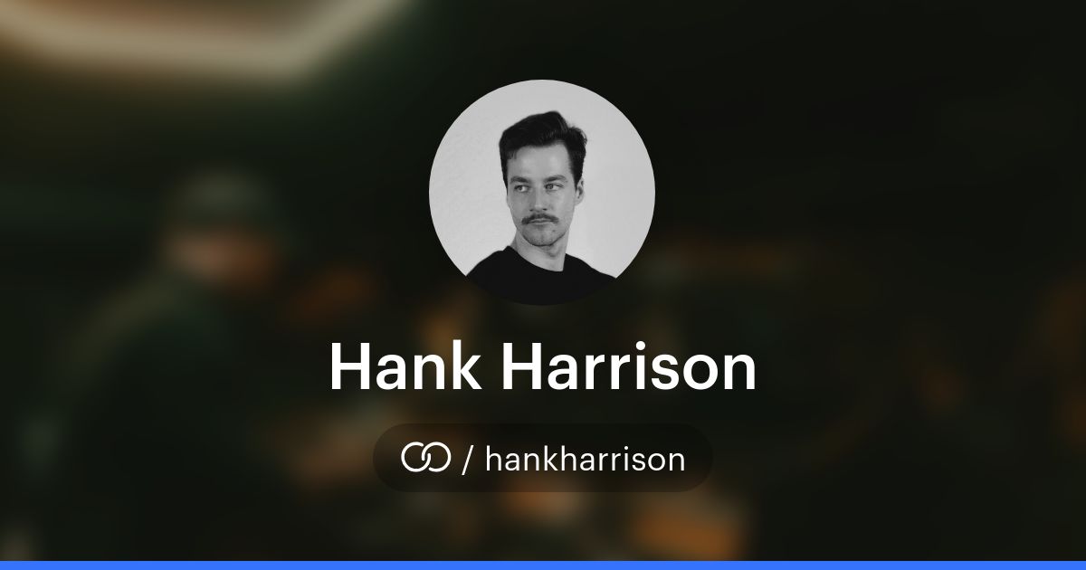 Hank Harrison (/hankharrison) · solo.to