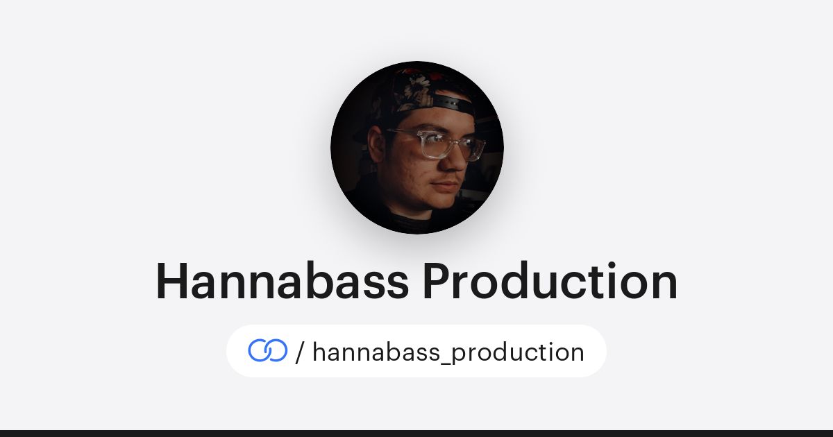 Hannabass Production (/hannabass_production) · solo.to