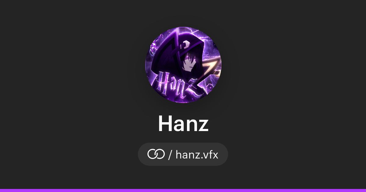 Hanz (/hanz.vfx) · solo.to