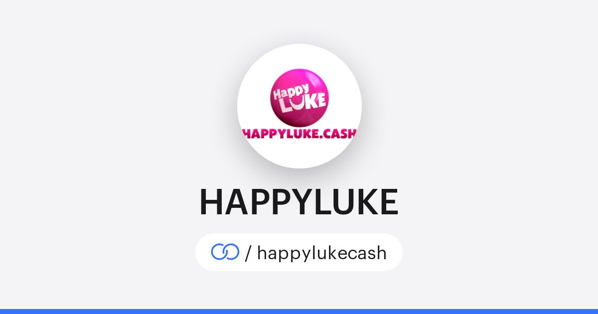 HAPPYLUKE (/happylukecash) · solo.to