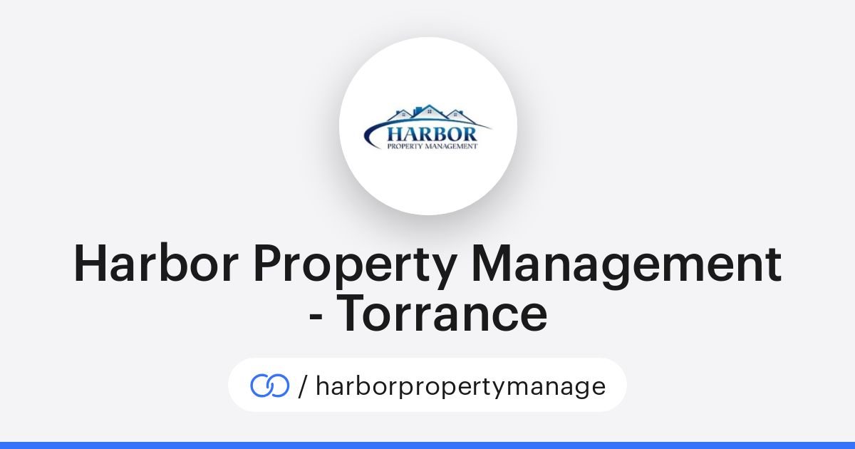 Harbor Property Management - Torrance (/harborpropertymanage) · solo.to