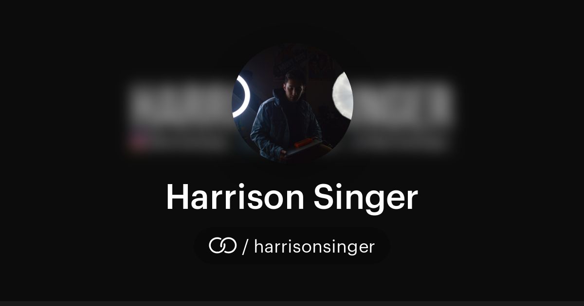 Harrison Singer (/harrisonsinger) · solo.to