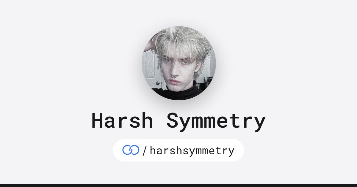 Harsh Symmetry (/harshsymmetry) · solo.to
