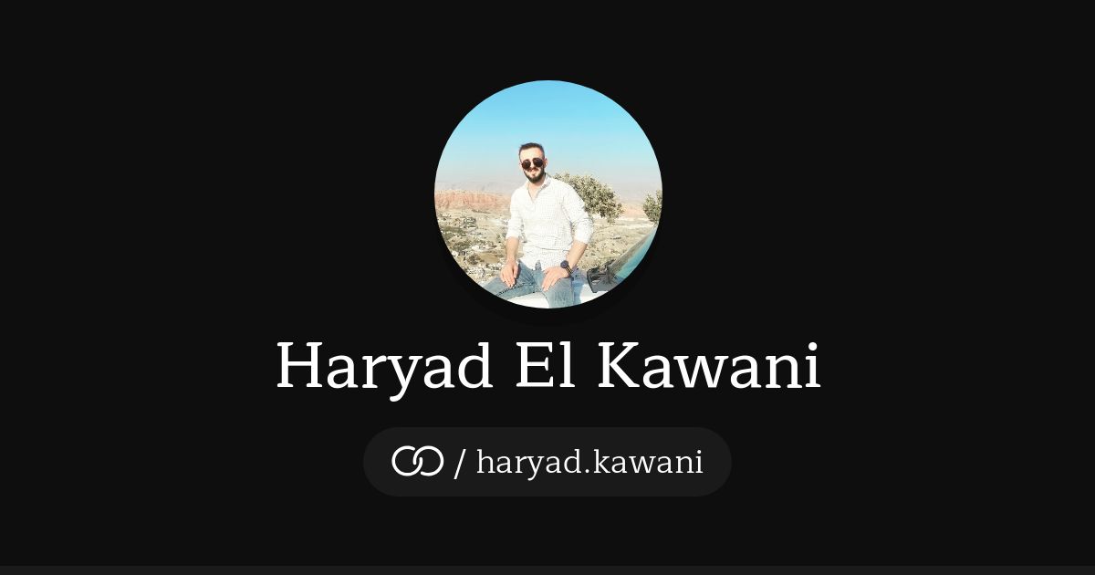 Haryad El Kawani (/haryad.kawani) · solo.to
