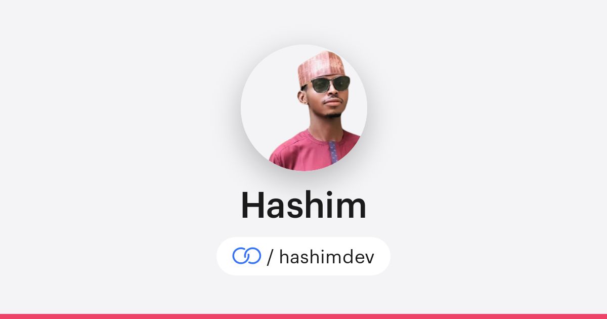 Hashim (/hashimdev) · solo.to