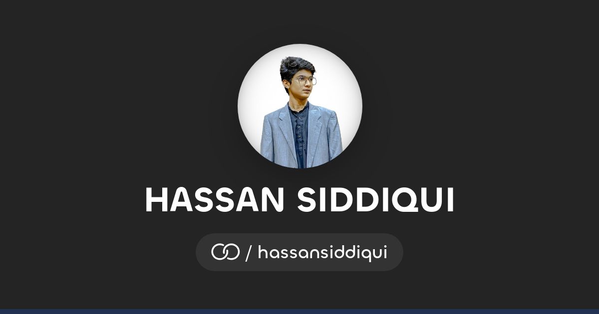 HASSAN SIDDIQUI (/hassansiddiqui) · solo.to
