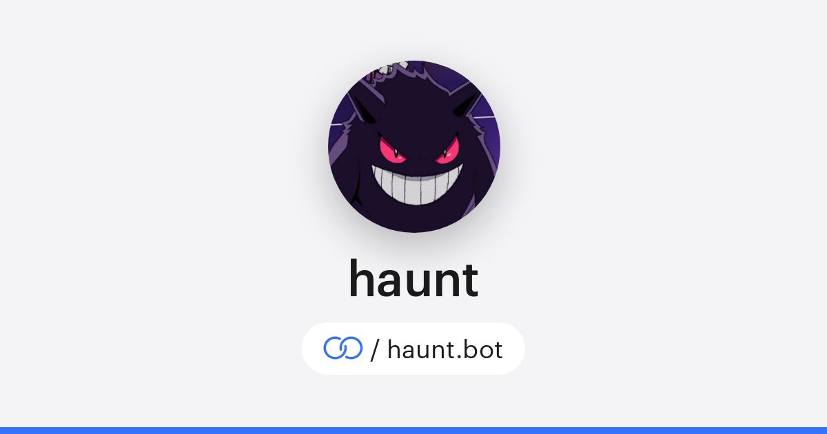 haunt (/haunt.bot) · solo.to