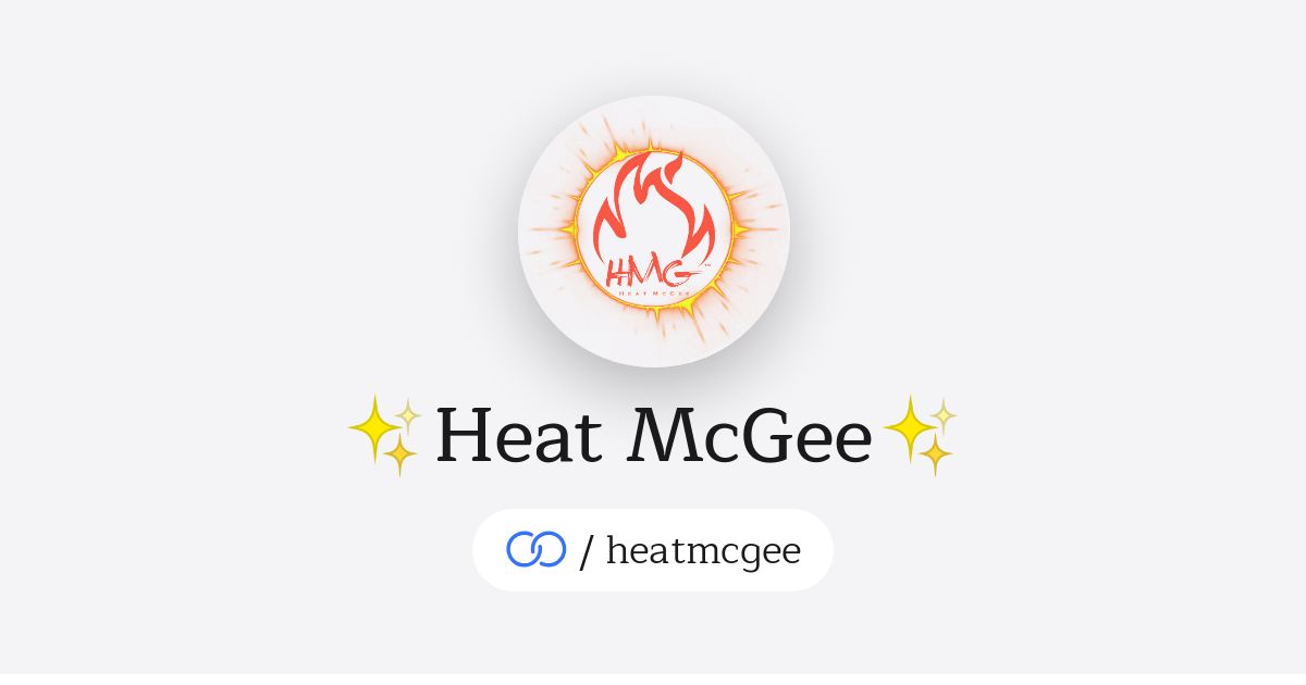 Heat McGee (/heatmcgee) · solo.to
