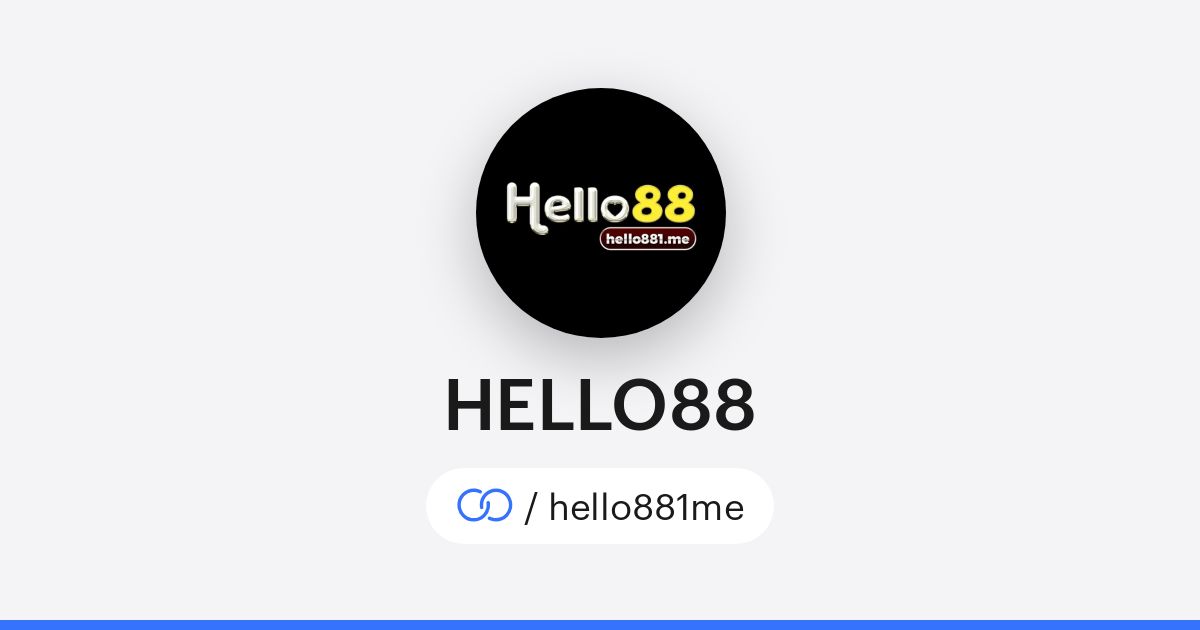 HELLO88 (/hello881me) · solo.to