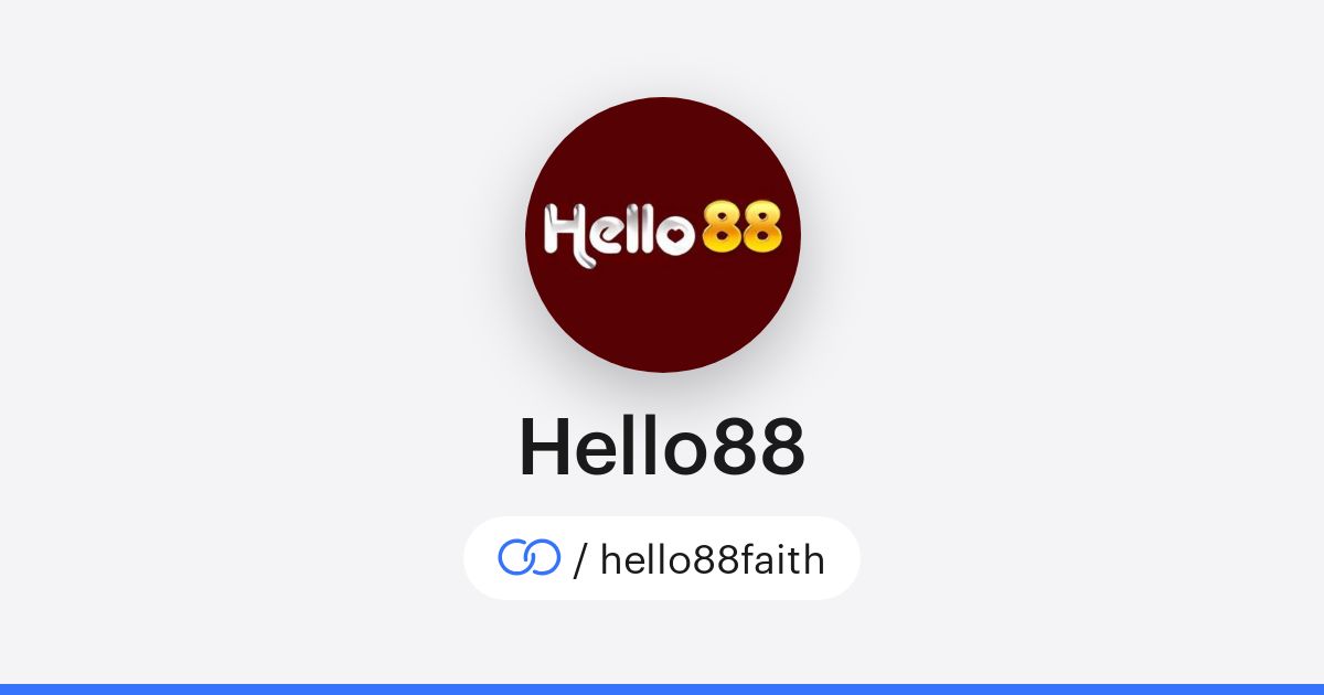 Hello88 (/hello88faith) · solo.to