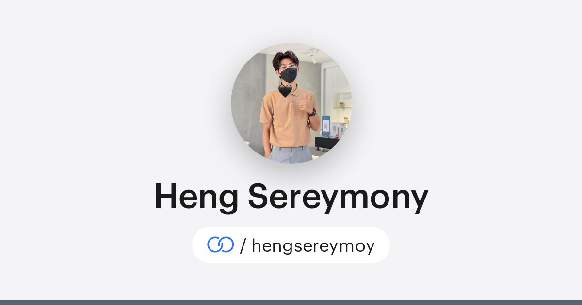 Heng Sereymony (/hengsereymoy) · solo.to