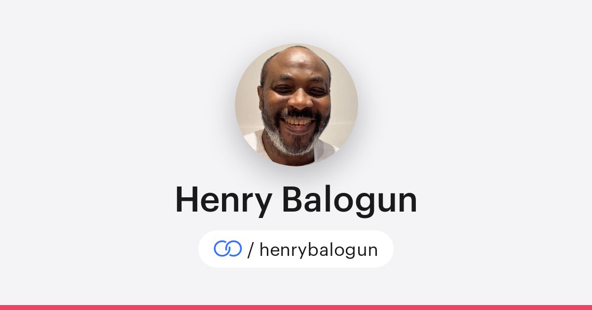 Henry Balogun (/henrybalogun) · solo.to