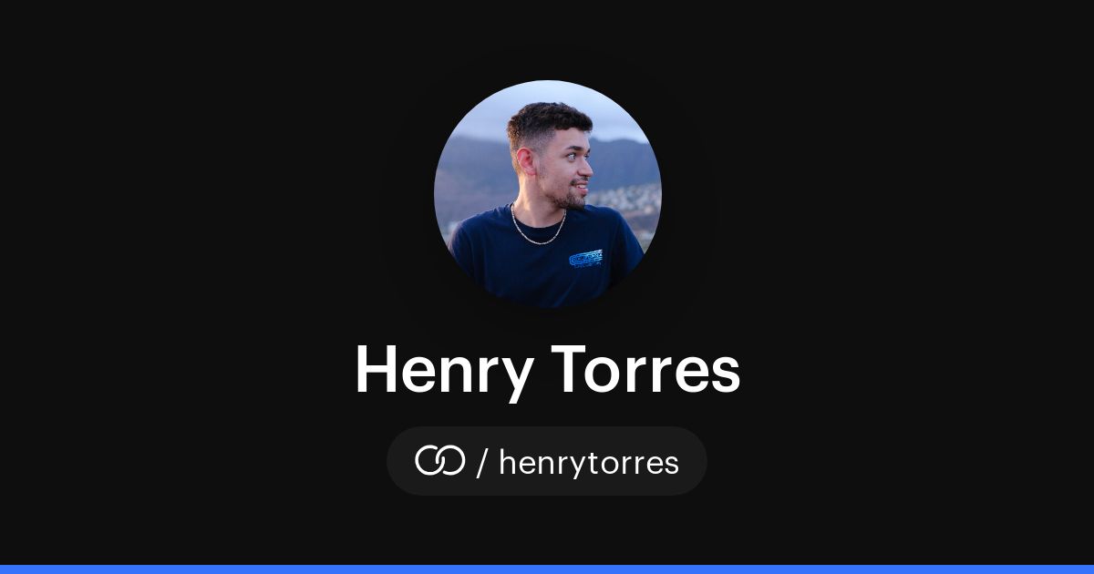 Henry Torres (/henrytorres) · solo.to