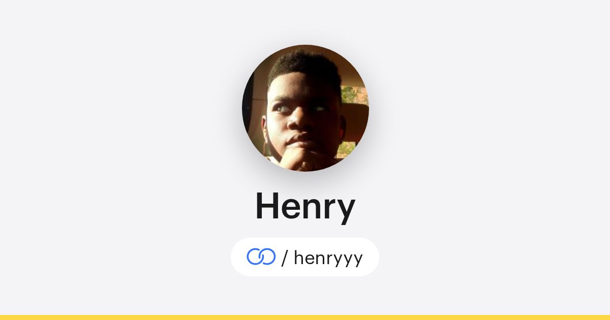 Henry (/henryyy) · solo.to