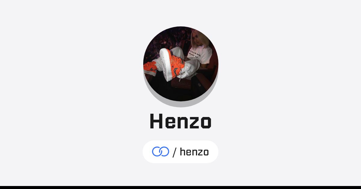 Henzo · solo.to