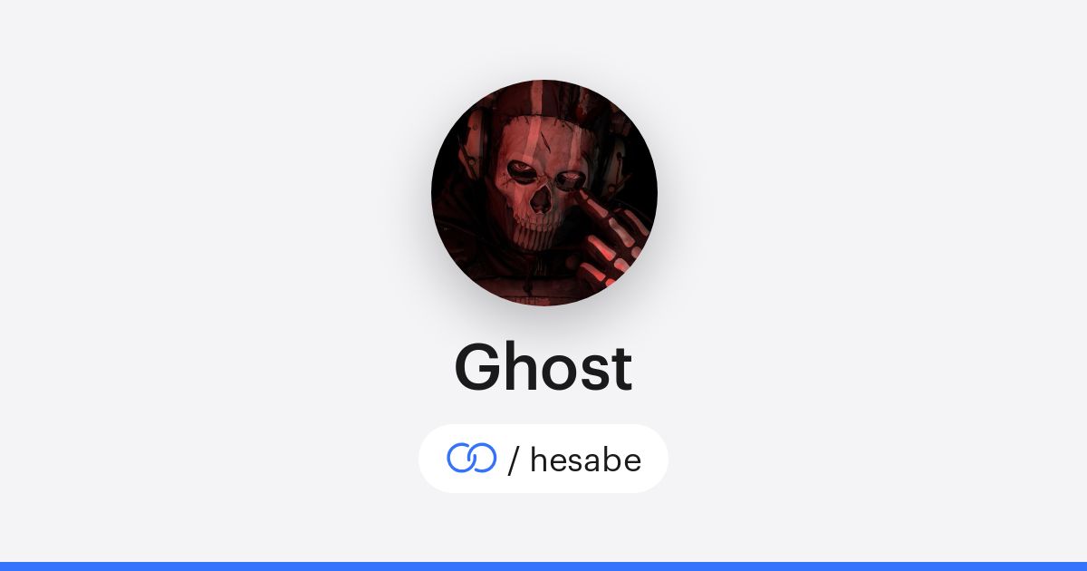 Ghost (/hesabe) · solo.to