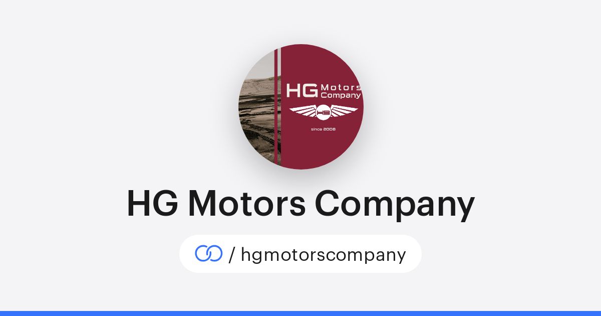 HG Motors Company (/hgmotorscompany) · solo.to
