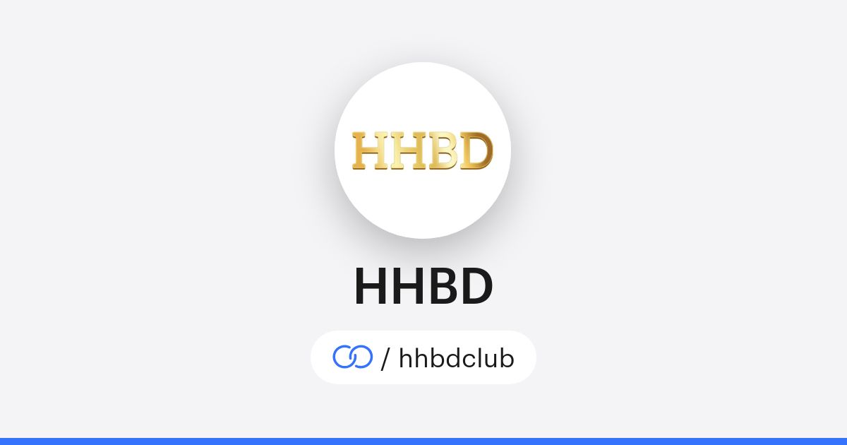 HHBD (/hhbdclub) · solo.to