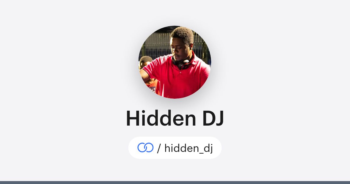 Hidden DJ (/hidden_dj) · solo.to