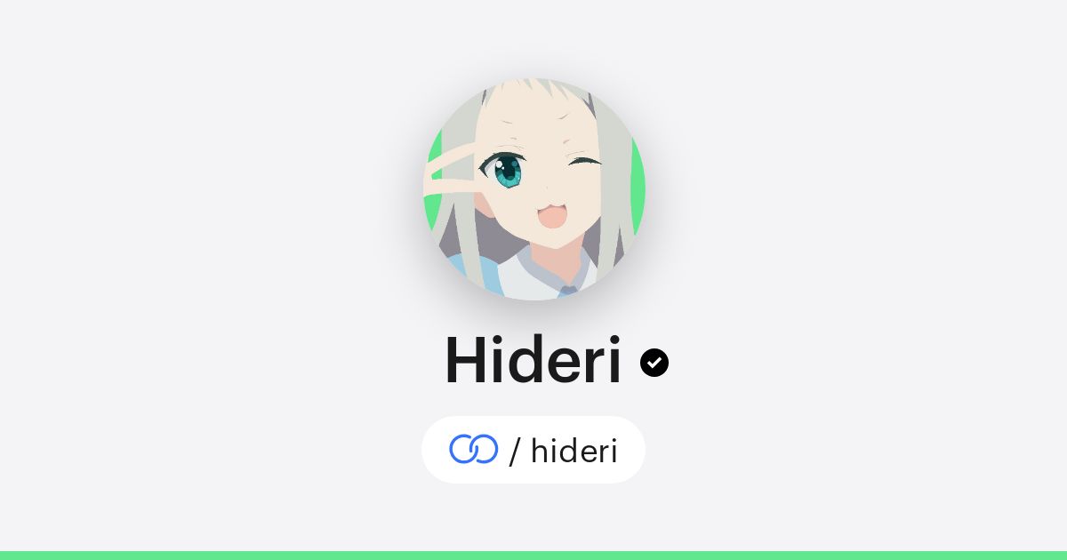 Hideri · solo.to